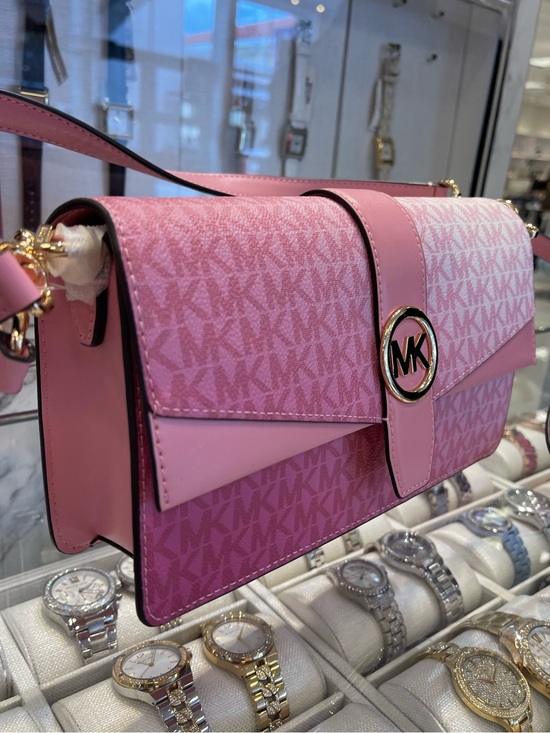 Michael Kors | Bags | Michael Kors Greenwich Md Ombr Signature Logo ...